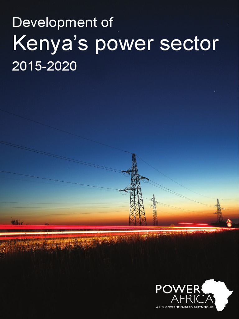 Kenya Power Sector Development 2015-2020 | PDF | Renewable Energy | Off ...