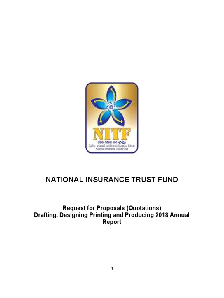 Annual R2018 National Insurance Trust Fund | PDF | Page Layout | Audit ...