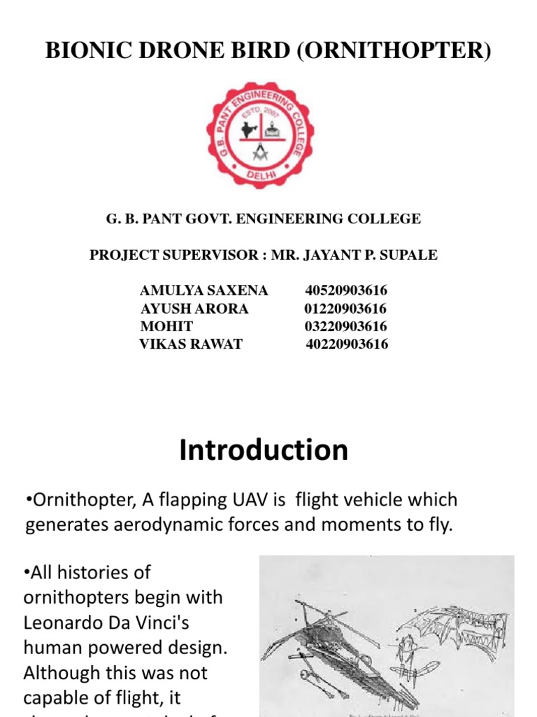 Ornithopter | PDF | Lift (Force) | Flight