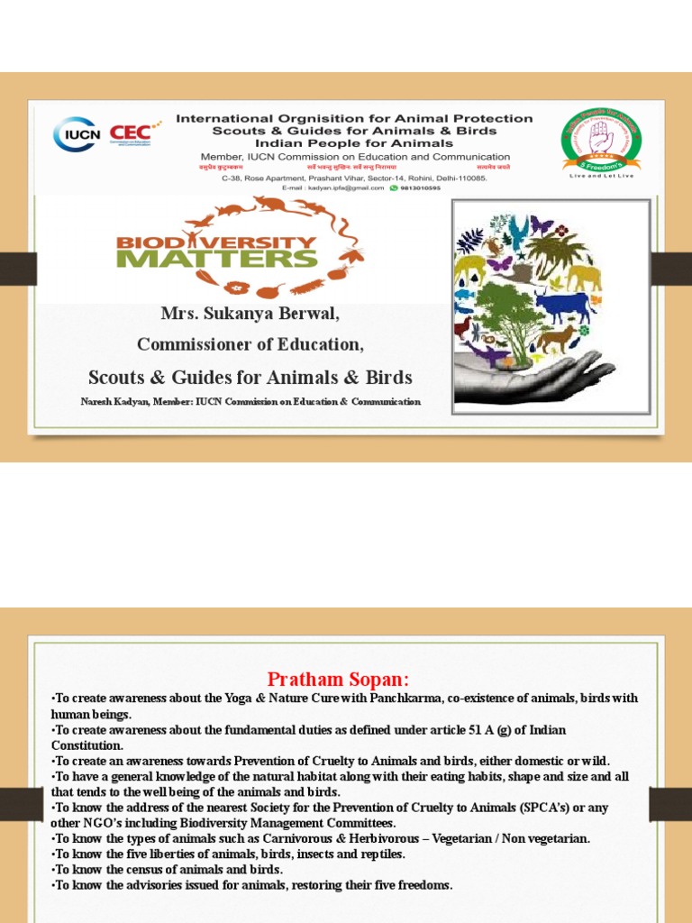 Animal Welfare Education Guide | PDF | Cruelty To Animals | Biodiversity