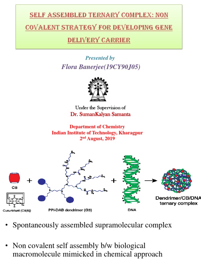 Self Assembled Ternary Complex | PDF | Agarose Gel Electrophoresis ...
