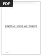 Menstrual Hygiene and Product Guide | PDF | Menstrual Cycle | Menstruation