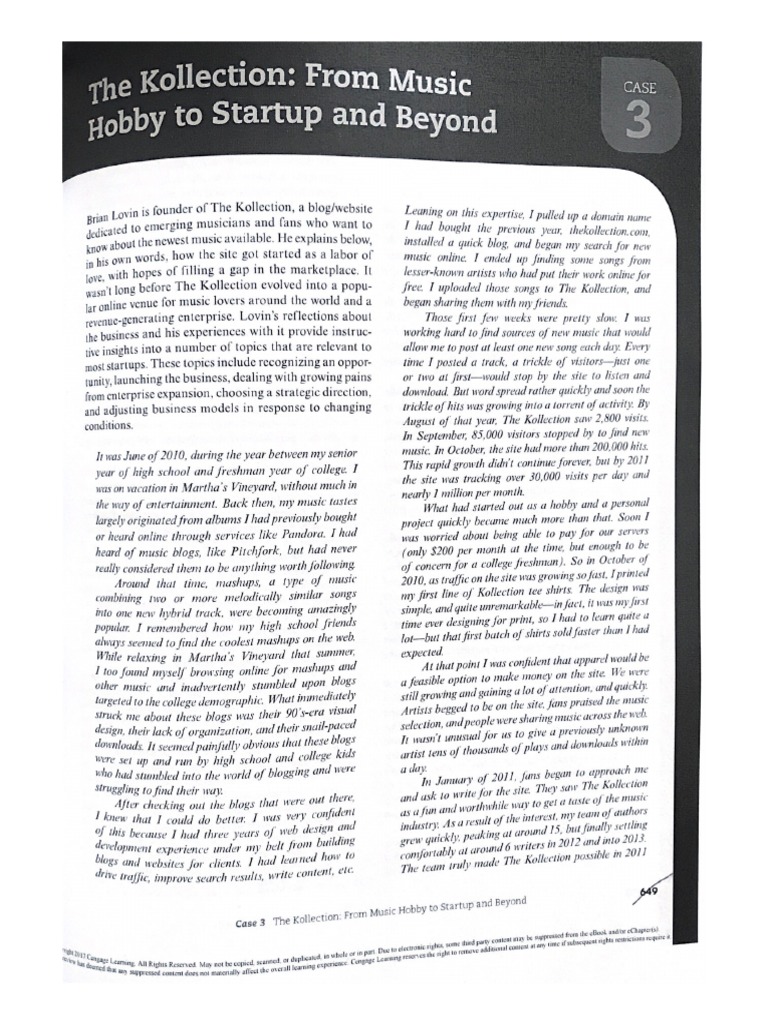 The Kollection From Music | PDF