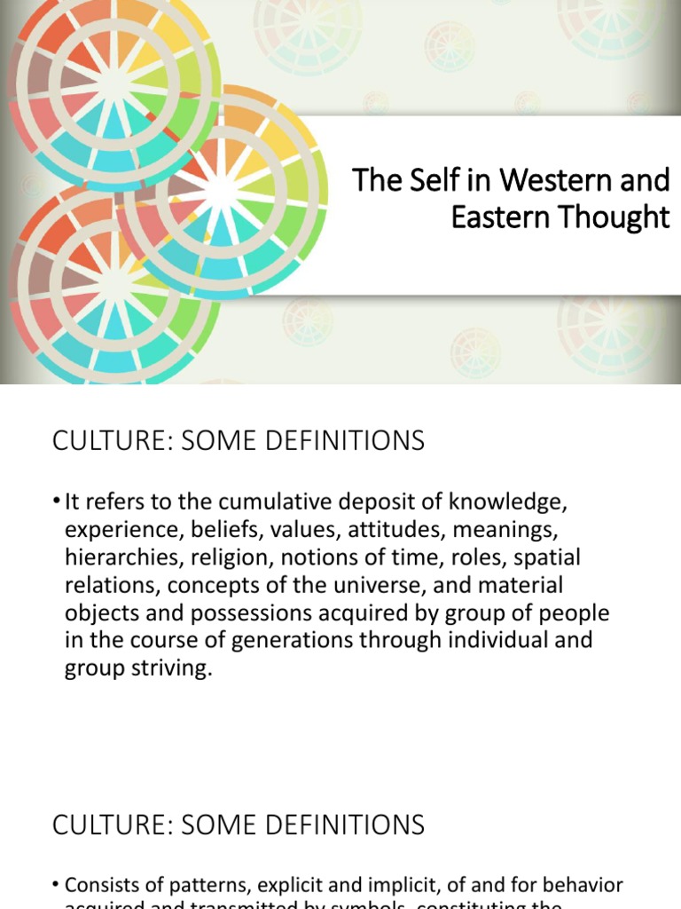 UTS LECTURE 4 The Self in Western and Eastern Thought | PDF | Self ...