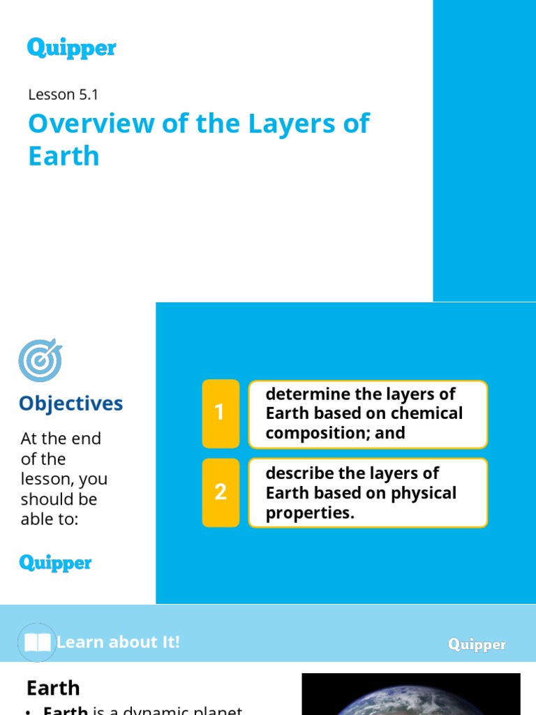 Overview of Earth's Layers | PDF | Earth | Structure Of The Earth