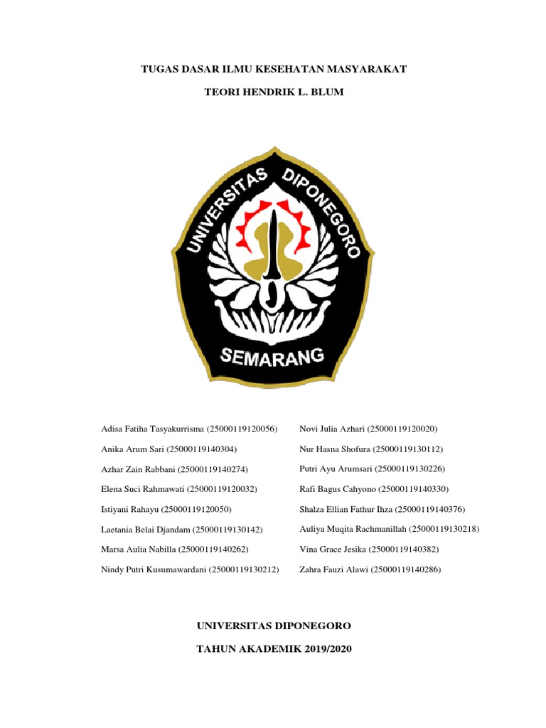 Makalah DIKM Teori H L Blum | PDF