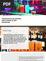 Bar Organization Chart | PDF | Waiting Staff | Bar