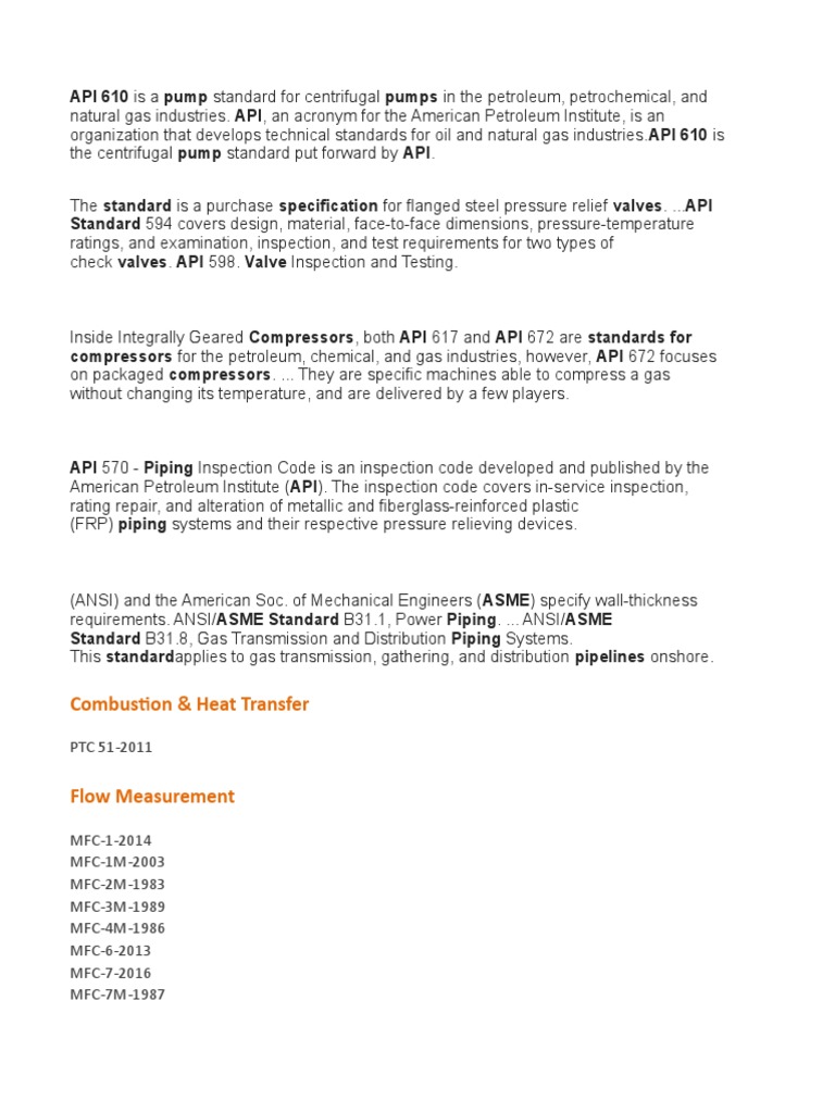 Engineering Standards for Fluid Flow | PDF | Flow Measurement | Pipe ...
