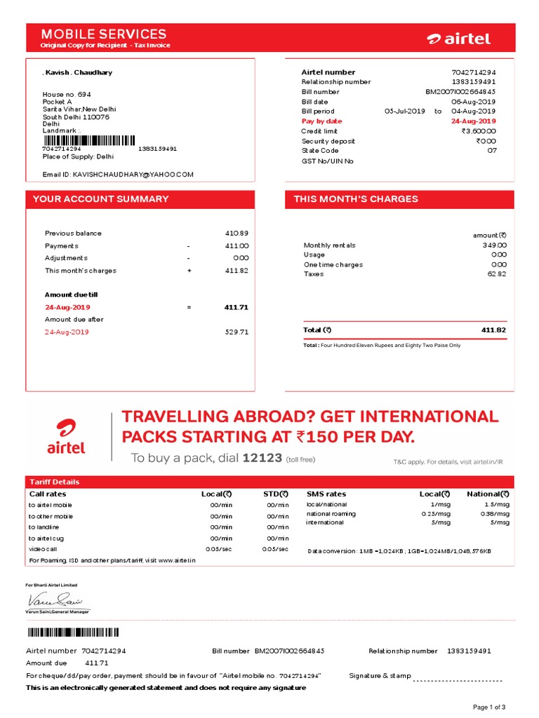 Bm2007i002664845 20 | PDF | Credit Card | Invoice