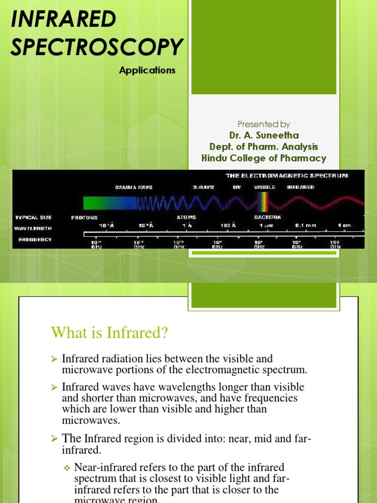Applications of IR | Download Free PDF | Infrared Spectroscopy | Infrared