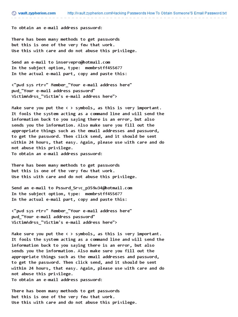 Hacking Passwords Pdf Password Command Line Interface