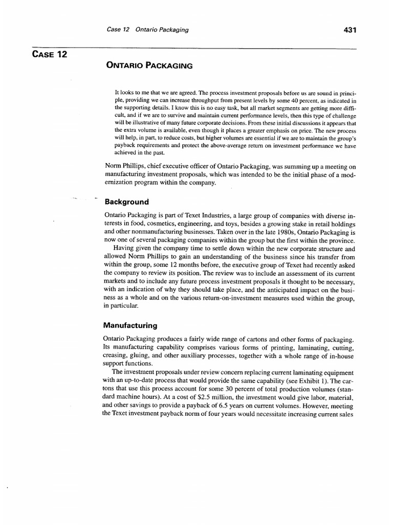 06.0 Ontario Packaging Case | PDF