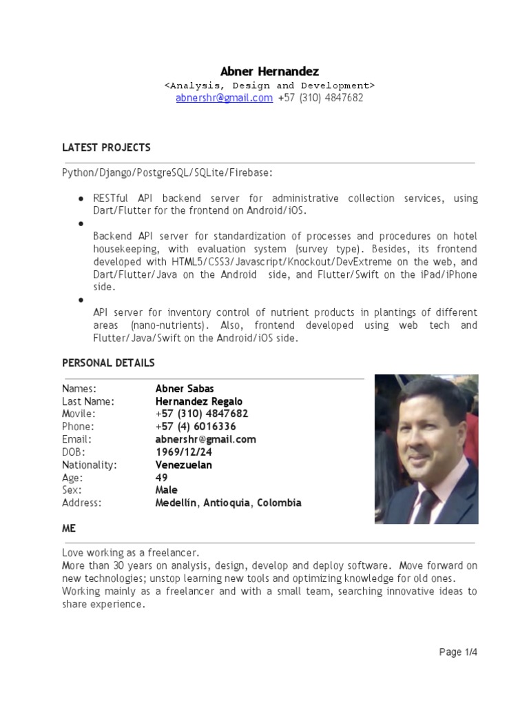 Abner Hernandez | PDF | Microsoft Sql Server | My Sql