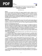 Freire's Banking Model of Education Explained | PDF | Cognition | Learning