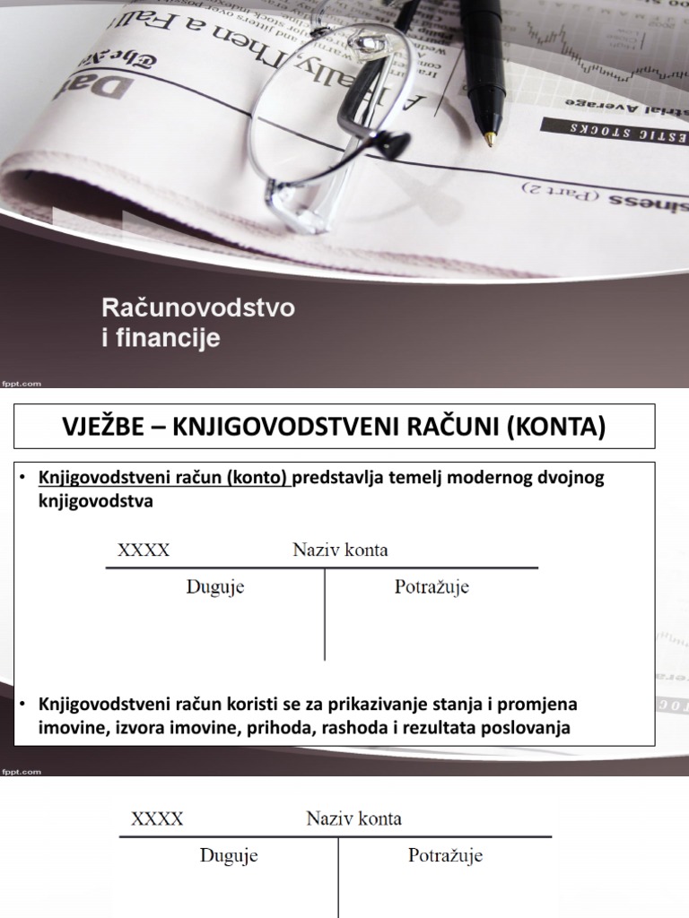 Knjigovodstveni Računi (Konta) | PDF