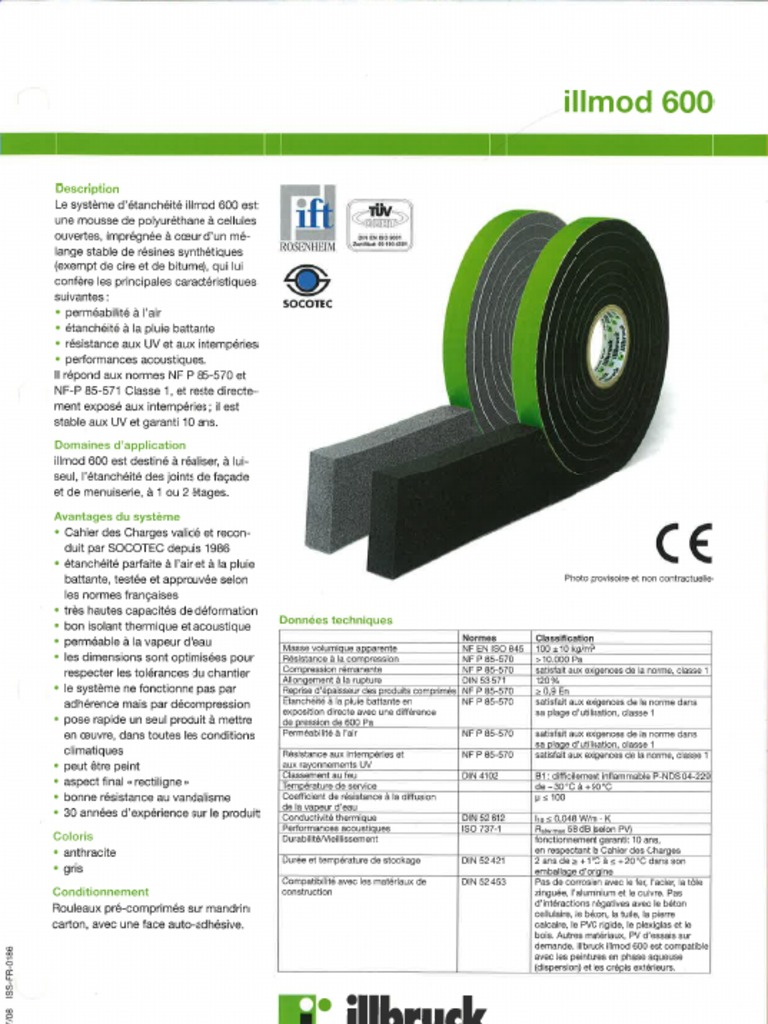 Illmod 600 - Fiche Technique PDF | PDF