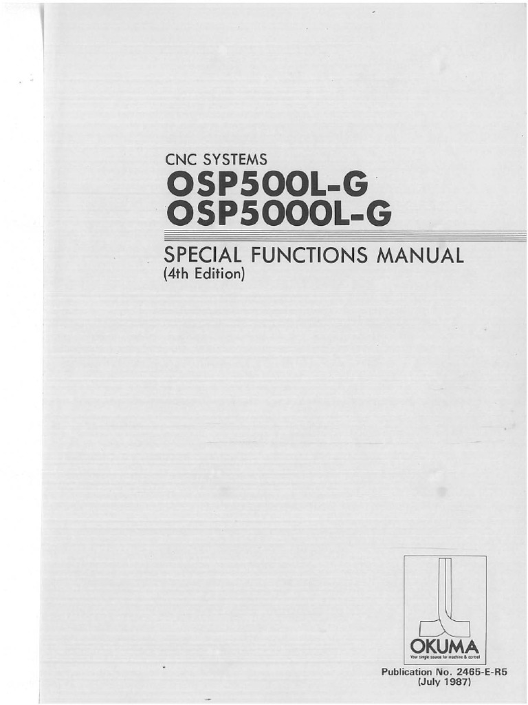 Okuma Manuals 1639 PDF | PDF