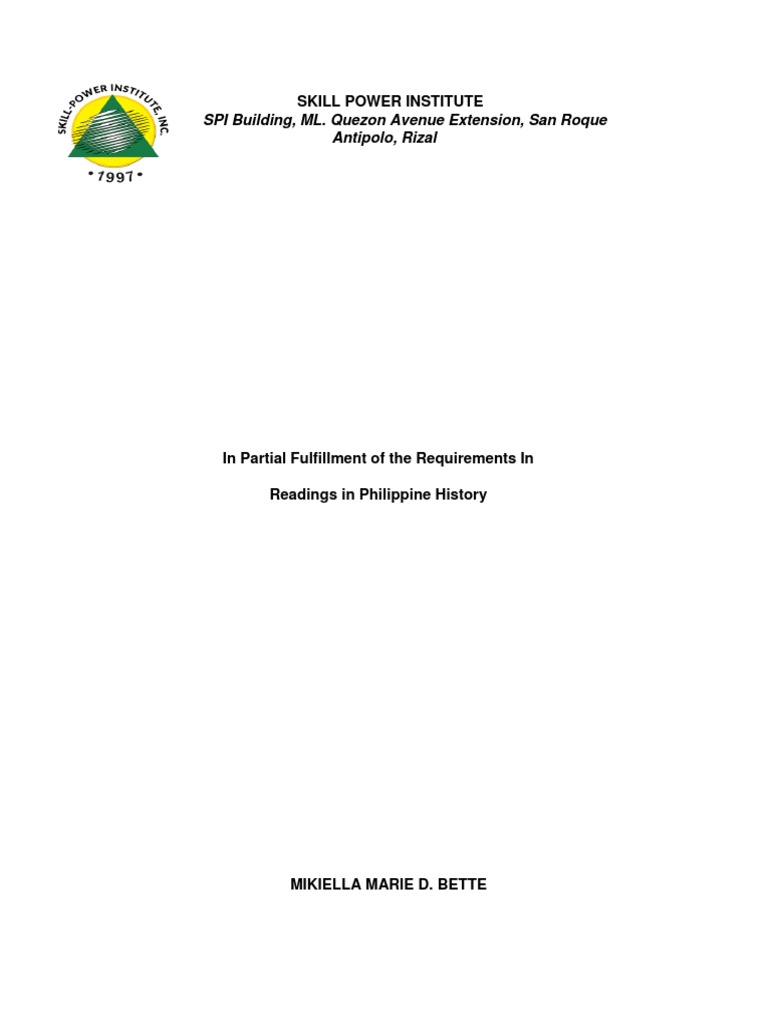 SPI Building, ML. Quezon Avenue Extension, San Roque Antipolo, Rizal ...