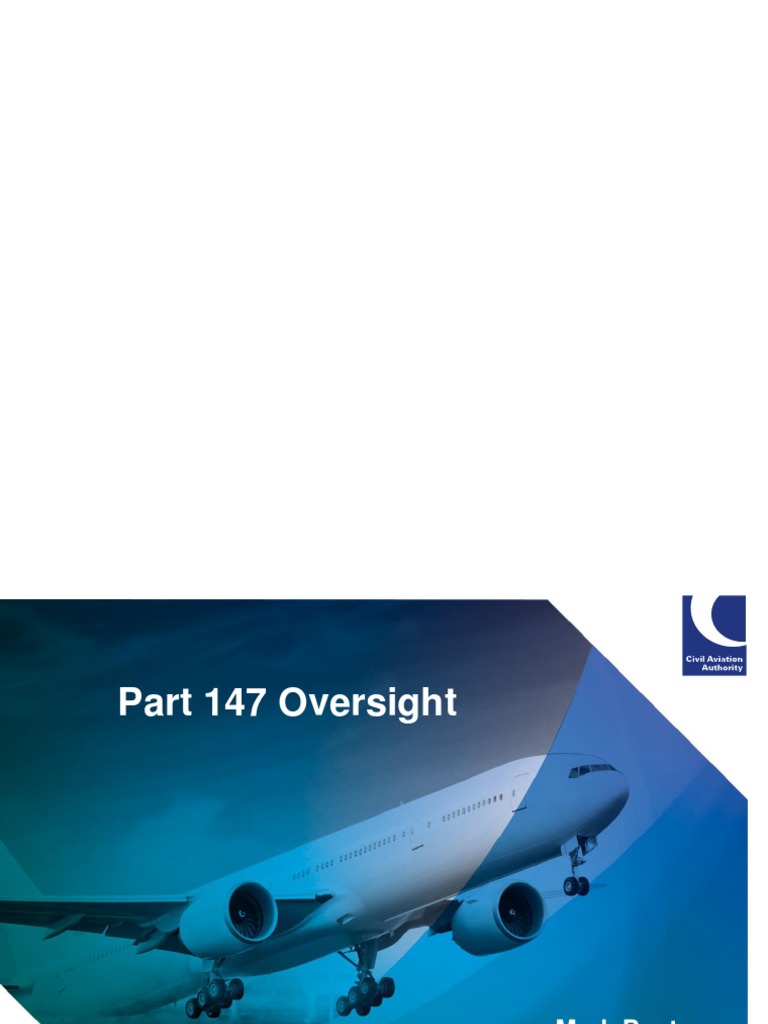 Part 147 | PDF | Regulatory Compliance | Risk