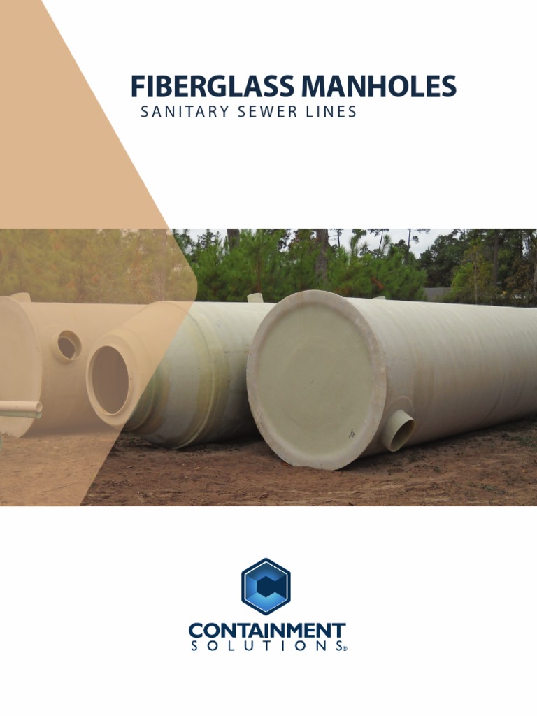 Fiberglass Manholes: Sanitary Sewer Lines | Download Free PDF ...