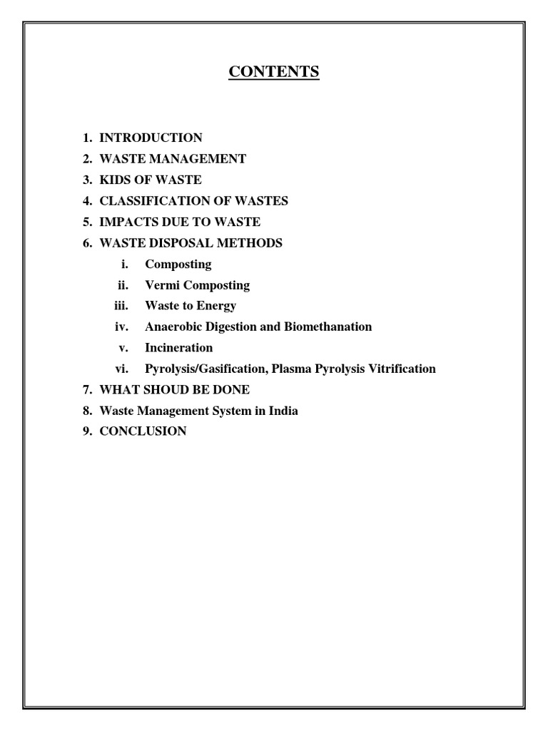 Waste Management | PDF | Waste Management | Municipal Solid Waste