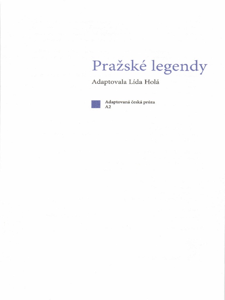 Lida Hola - Prazske Legendy - 2011 | PDF