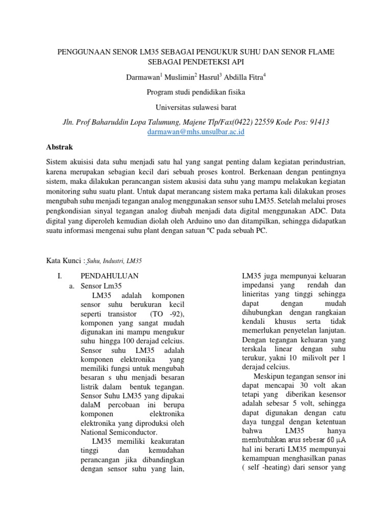 Jurnal Arduino Kelompok 1 Pdf