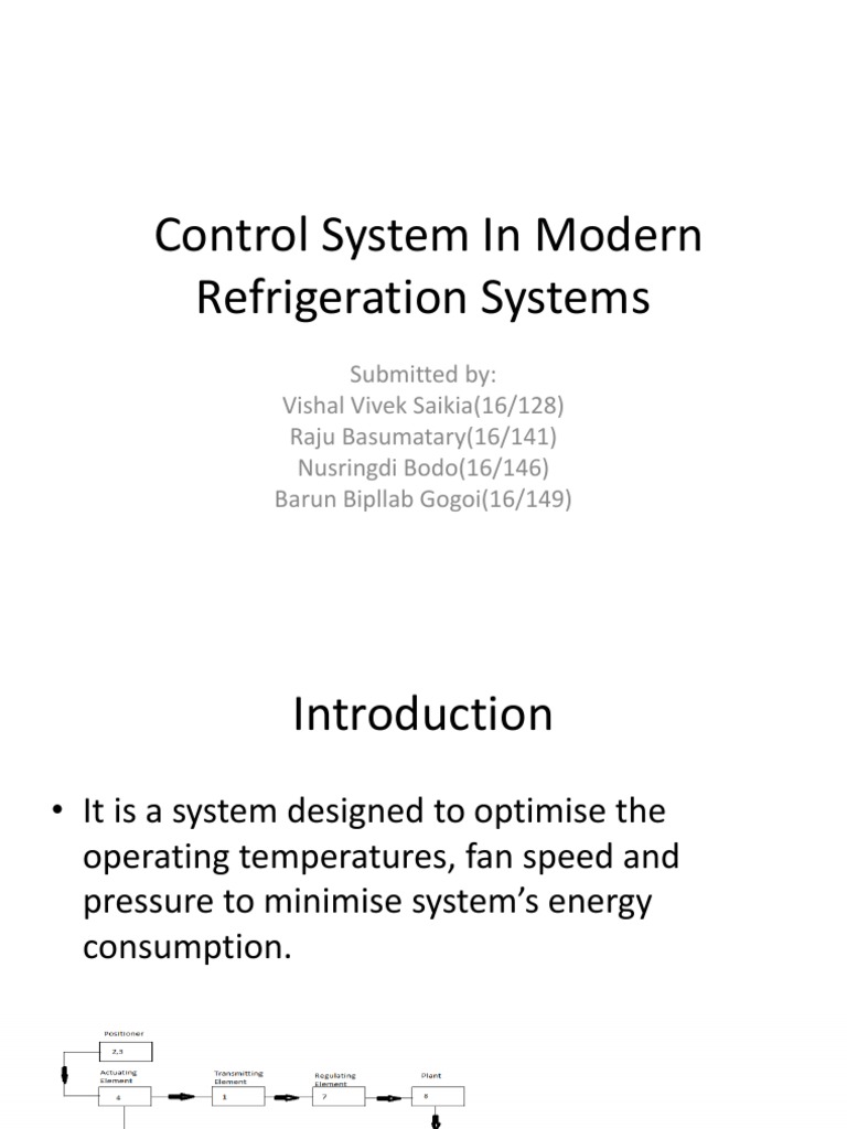 Control System in Modern Refrigeration Systems | Download Free PDF ...