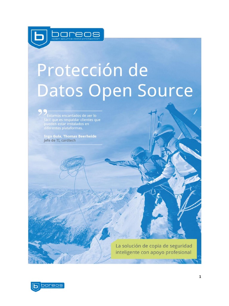 Manual de Referencia Bareos | PDF | Archivo de computadora | Sistema operativo