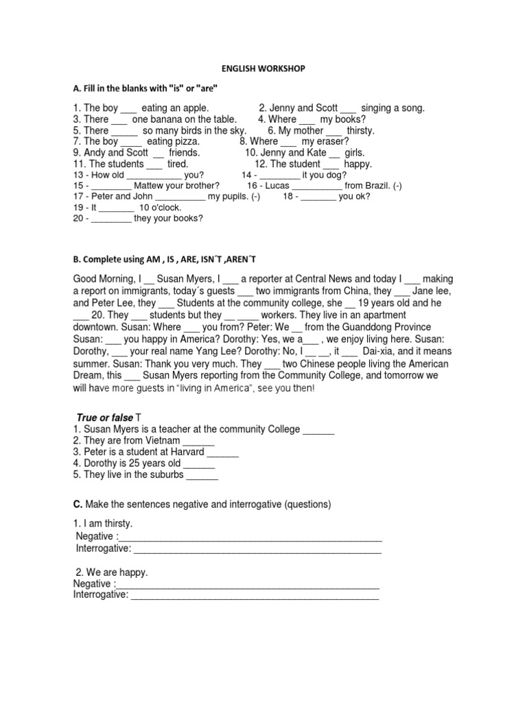 English Workshop | PDF