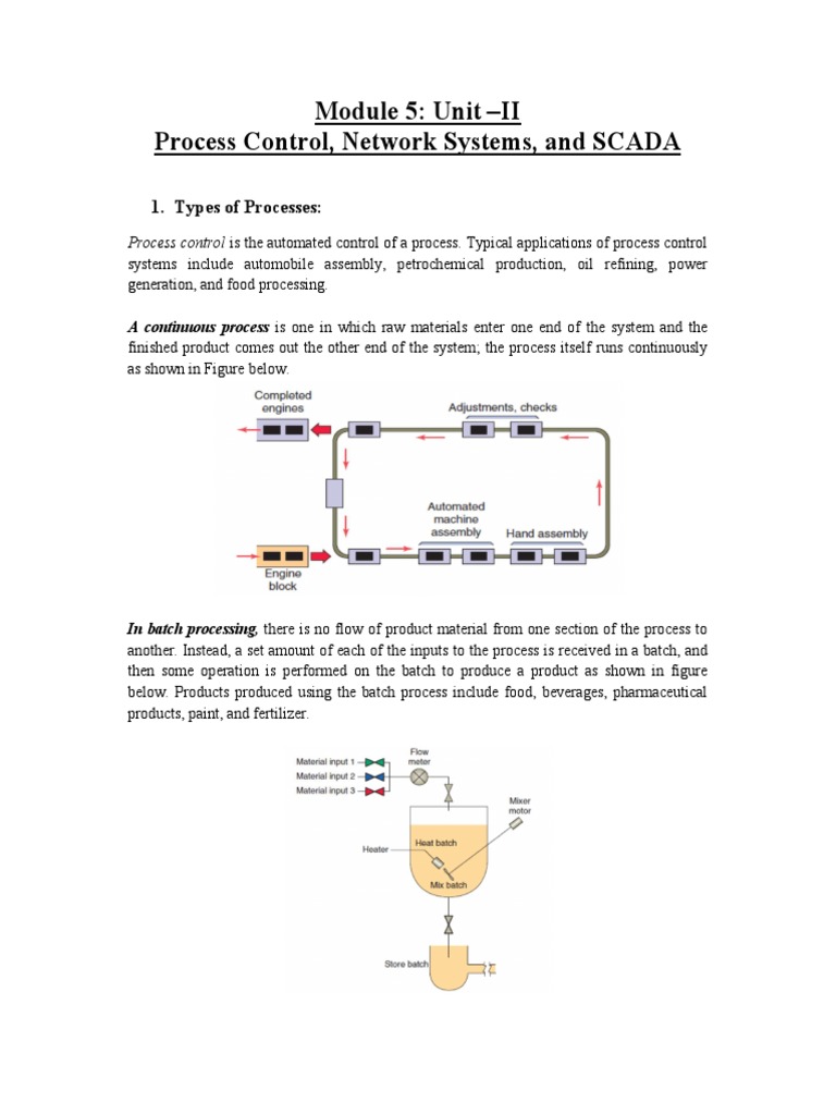 Process Control and SCADA Systems Overview | PDF | Network Topology ...