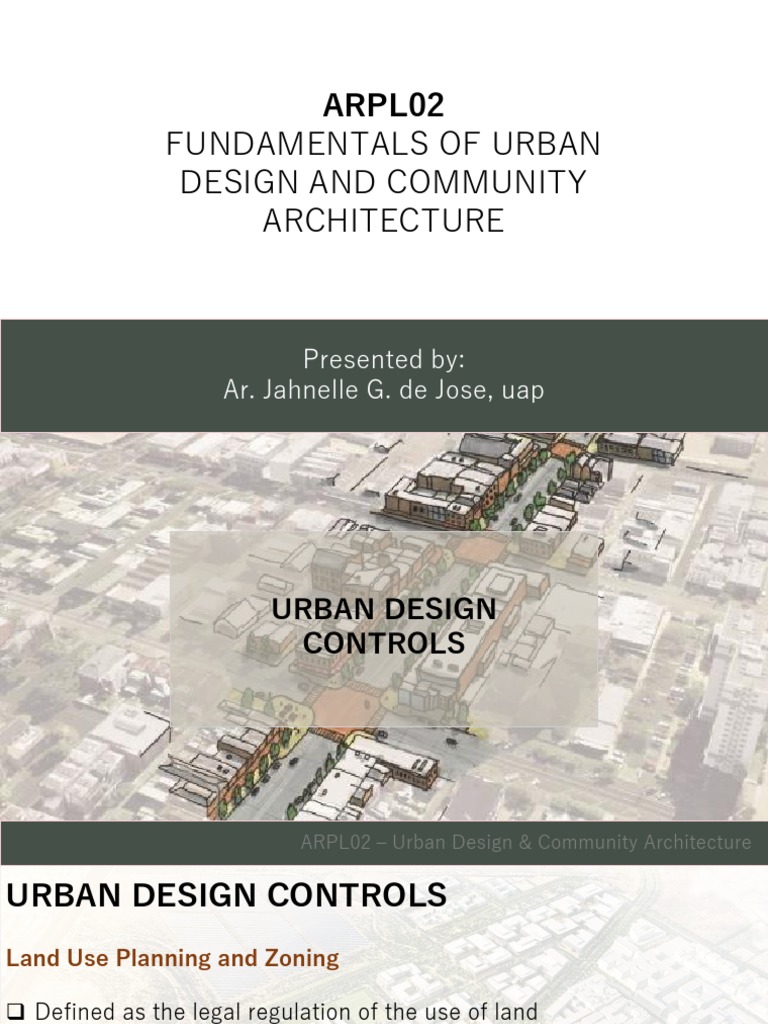 Fundamentals Of Urban Design And Community Architecture: ARPL02 | Urban ...