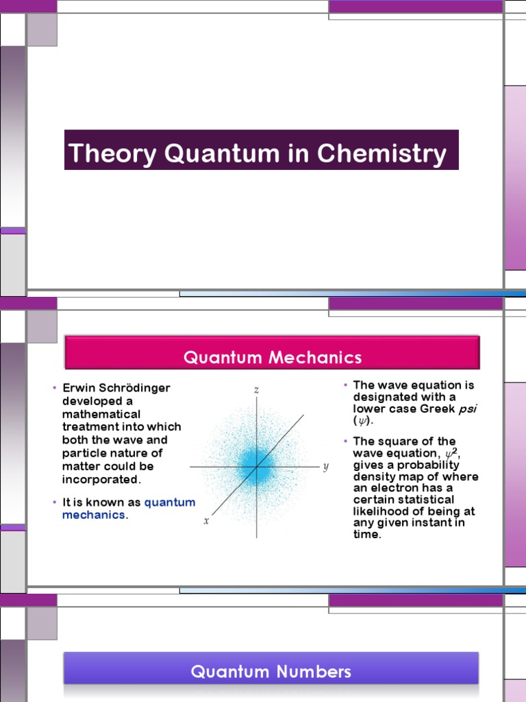 Quantum Mechanics in Chemistry Explained | PDF | Electron Configuration ...