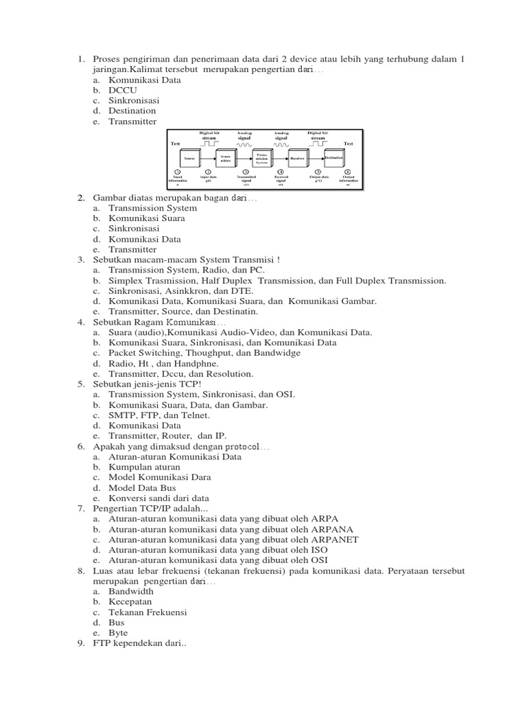 Proses Pengiriman Dan Penerimaan Data Dari 2 Device Atau Lebih Yang ...