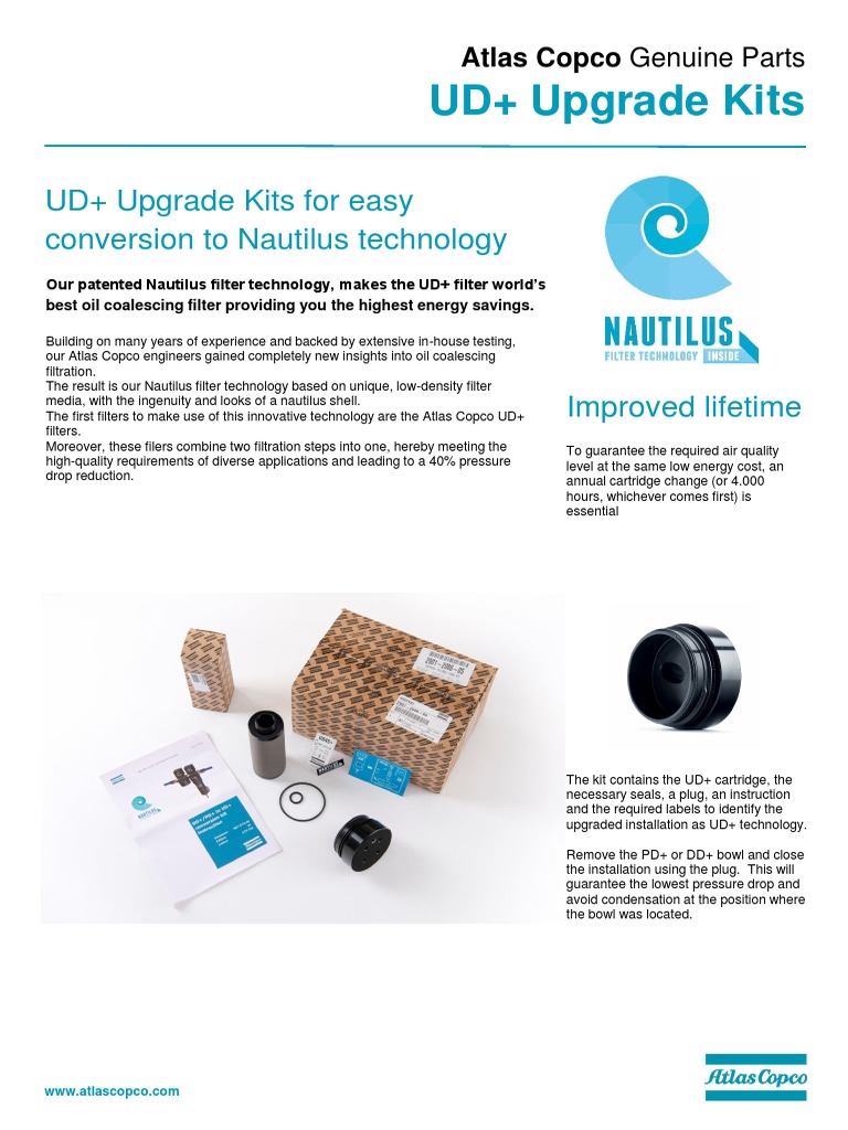 Atlas Copco Kit | PDF | Filtration | Energy And Resource