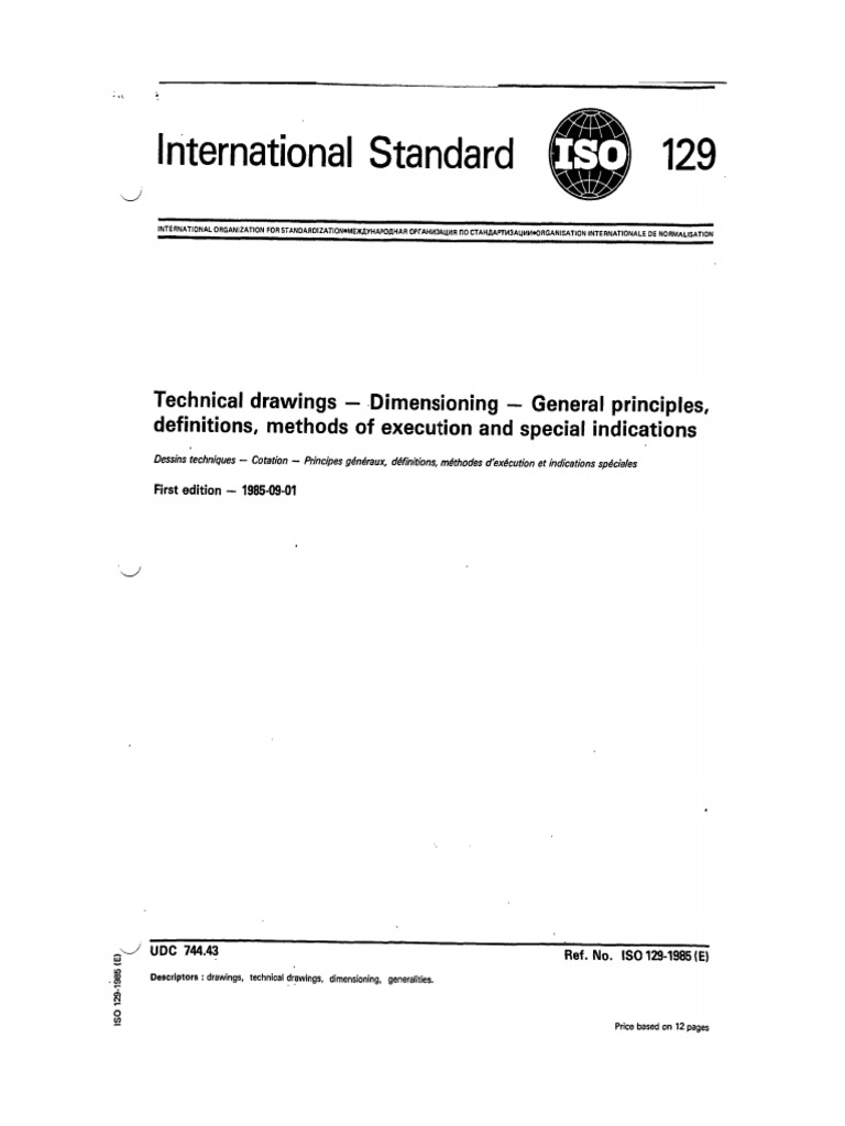 Iso 129 | PDF