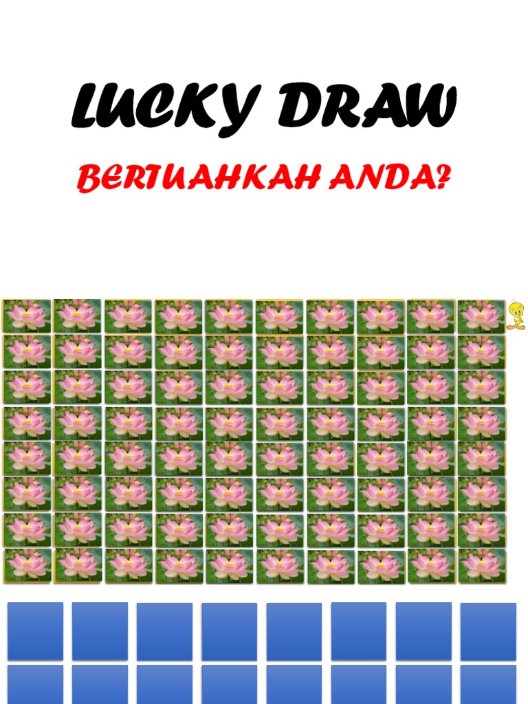Lucky Draw Winning Numbers | PDF