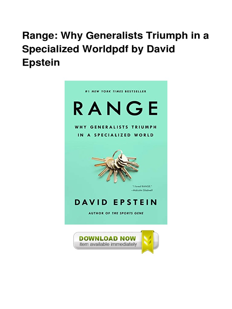 Amazon Range Why Generalists Triumph in PDF | PDF