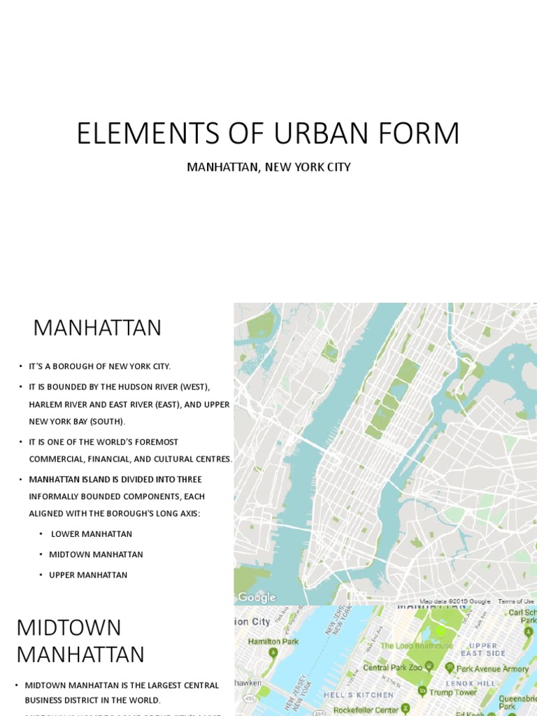 Manhattan Urban Form and Layout Insights | PDF