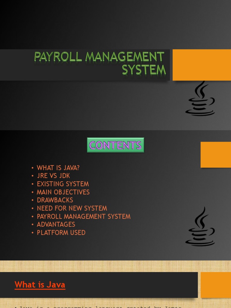 Payroll Management System | PDF | Java Virtual Machine | Java ...