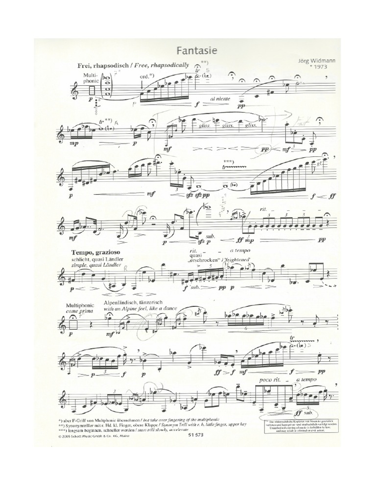 Widmann Fantasie PDF | PDF