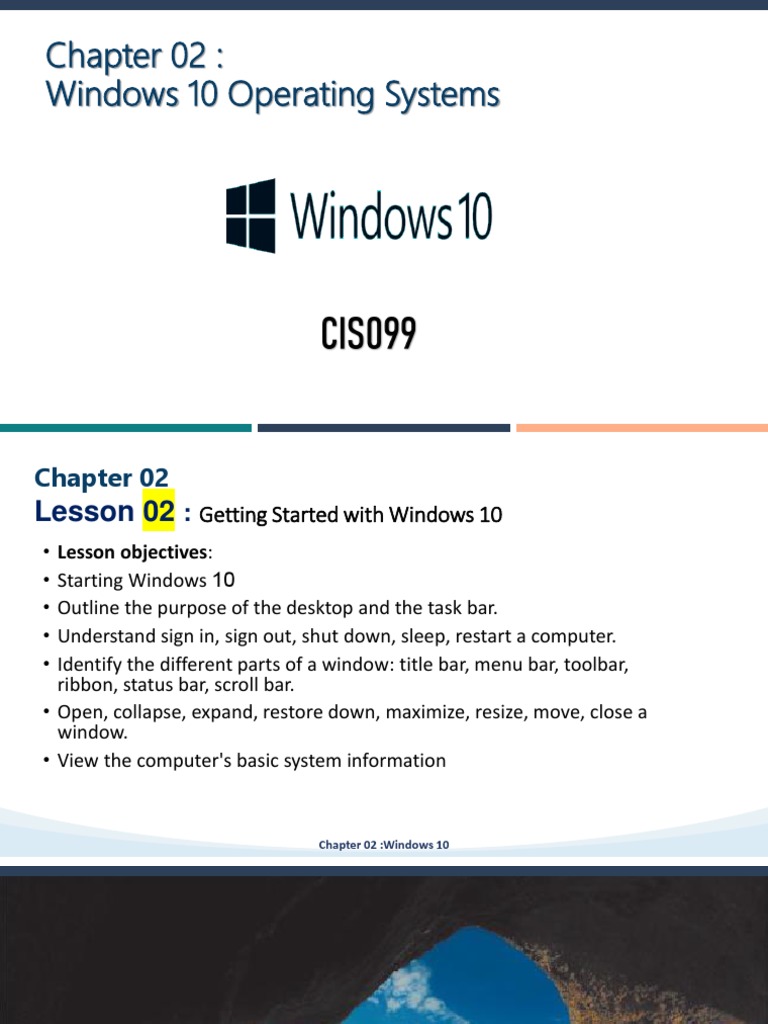 Getting Started with Windows 10: Signing In, Understanding the Desktop ...