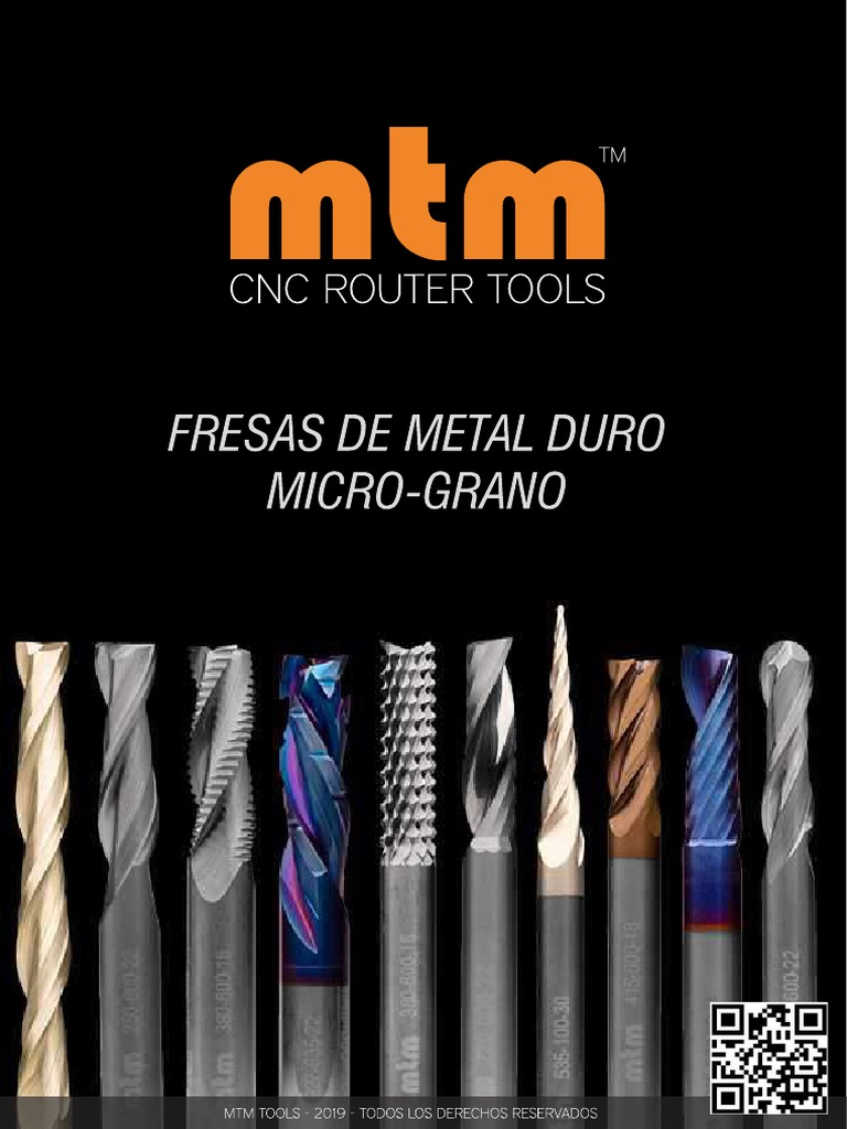 MTM Tools - Catálogo de Fresas