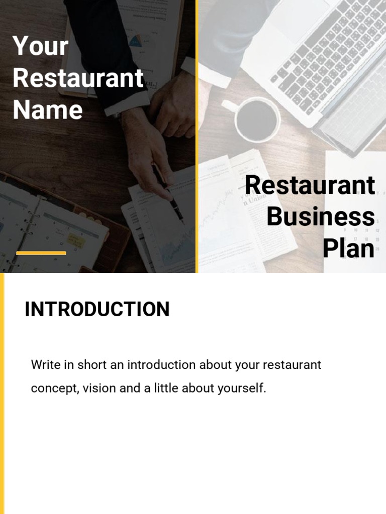 Restaurant Business Plan Template | PDF | Restaurants | Point Of Sale