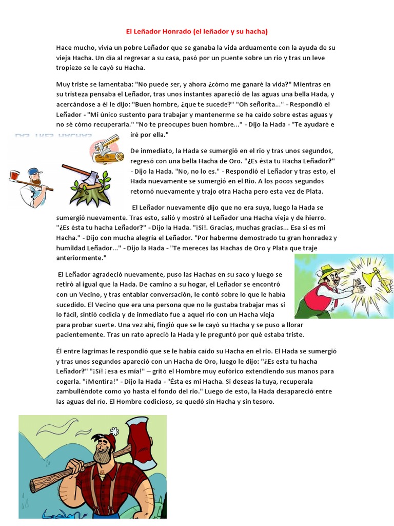 El Leñador Honrado y su Hacha | PDF