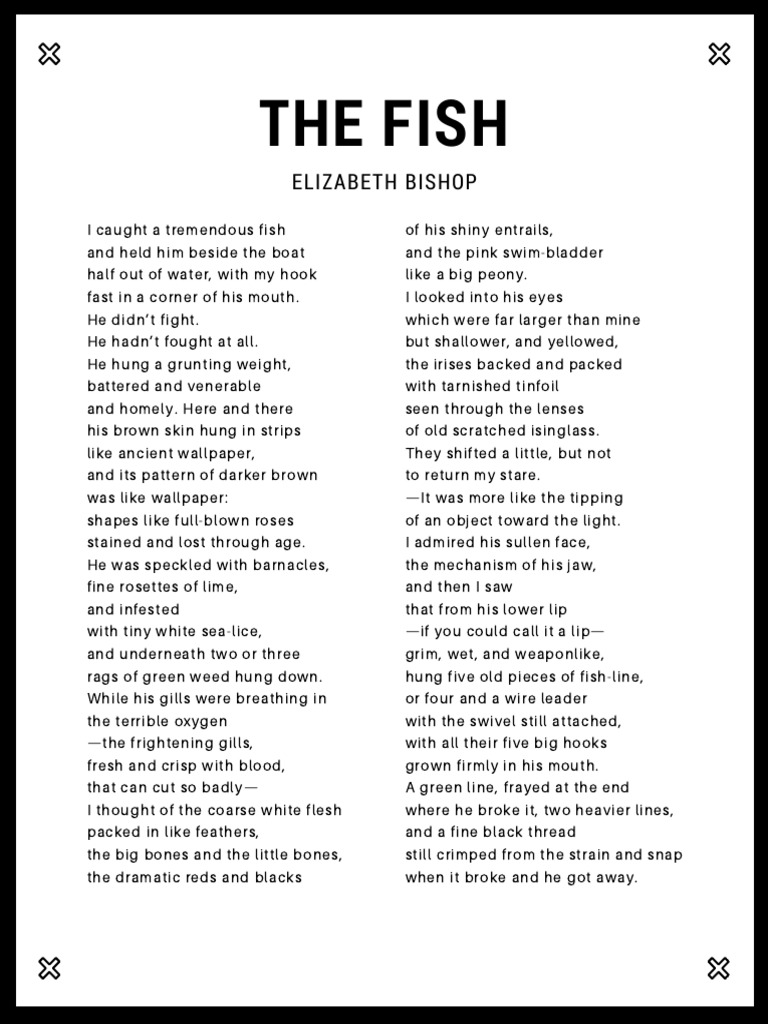 The Fish: Elizabeth Bishop | PDF | Nature