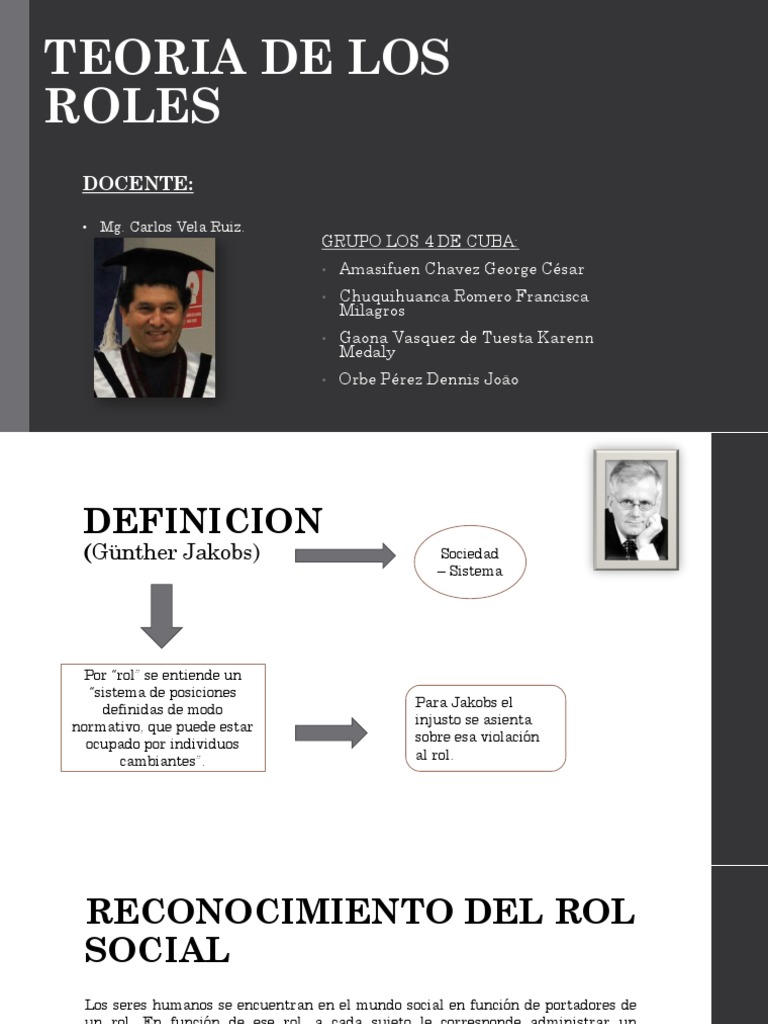 Teoria de Los Roles | PDF | Sociedad | Justicia