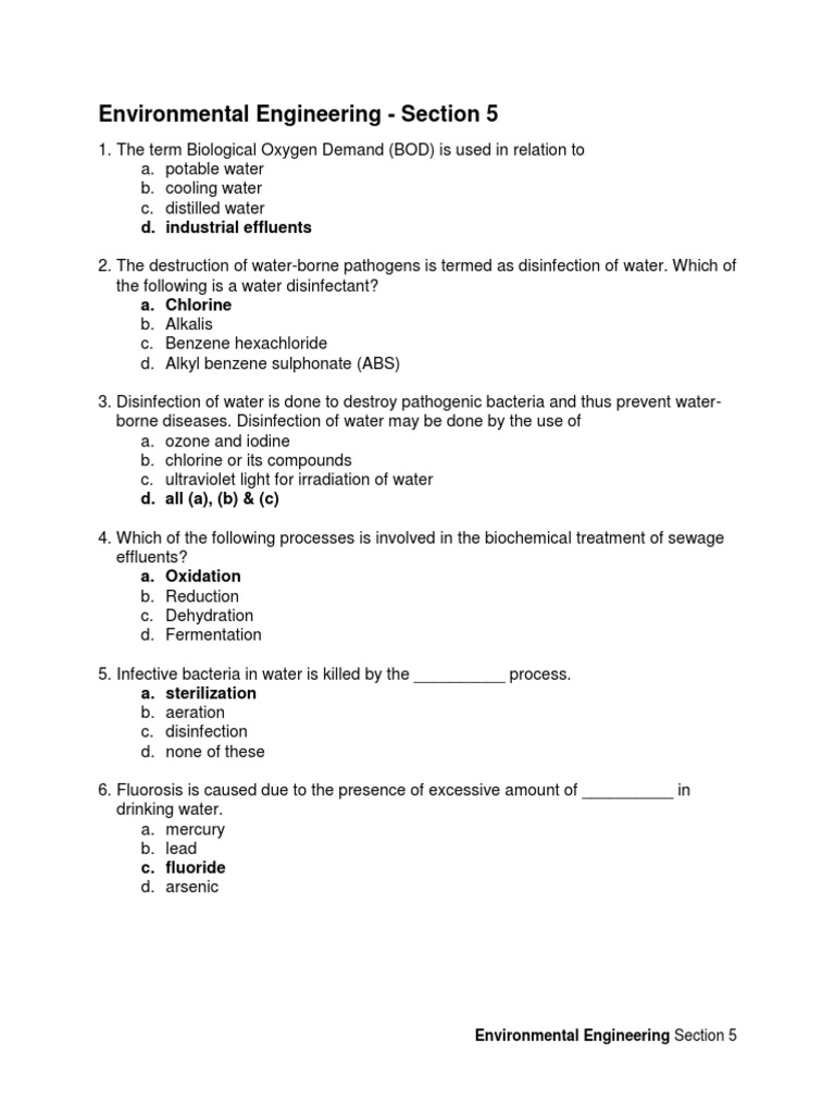Inorganic Impurities in Water Pollution | PDF | Atmosphere Of Earth ...