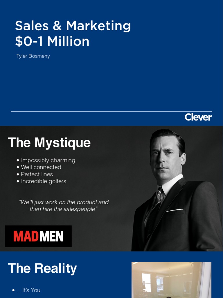 Lect 19 Slides 01-Bosmeny-Sales Marketing | PDF | Marketing | Business