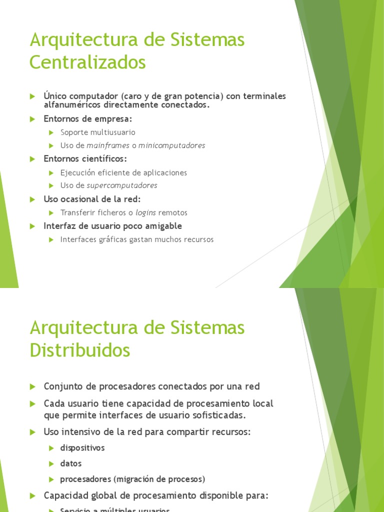 Arquitectura de Sistemas Centralizados | PDF | Kernel (sistema ...